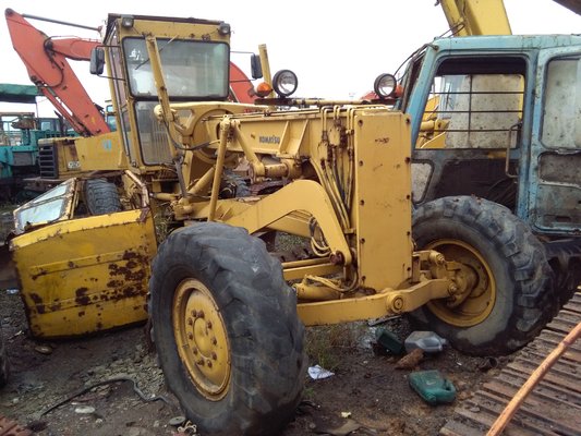 Komatsu 611 Used Motor Grader Second Hand Wheel Loaders 12500kg