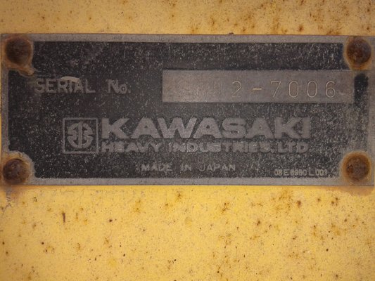 3.3cbm Used Kawasaki 90ZIV-2 Used Wheel Loader 21890kg 17952 Hours