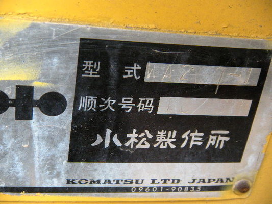 Second Hand Front Loader Construction Equipment Used 16411 Hours