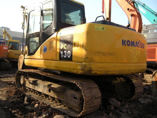used Komatsu PC130-7 excavator year 2007 used 6589 hours 12600kg