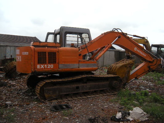 Hitachi EX120-1 Used Excavating Equipment 0.6cbm Capacity New Painting