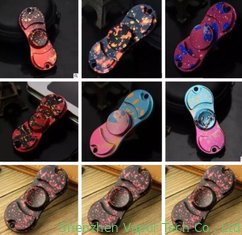 China 7 Designs Rainbow Polar Aurora Hand Spinner Starry Sky Fidget Spinner HandSpinner Toys Fingertip Decompression Anxiety G supplier
