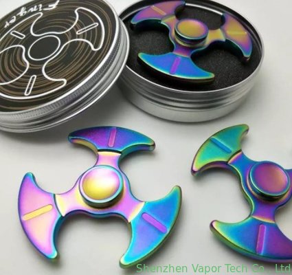 EDC Rainbow Axes 3 Leaf Fantastic Hand Fidget Spinner Finger Spinner Gyro Toys Novelty Gag Decompression Adults Children supplier