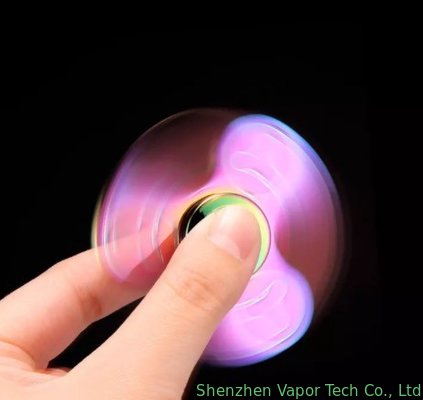 Rainbow Colorful Hand Fidget Tri Spinners Focus EDC Toys Decompression Anxiety Funny Finger Toy For Kids Adult Relief supplier