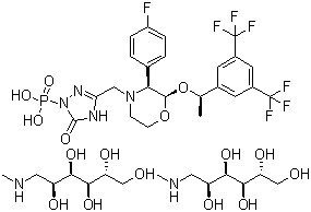 China Fosaprepitant dimeglumine  [265121-04-8] manufacturer