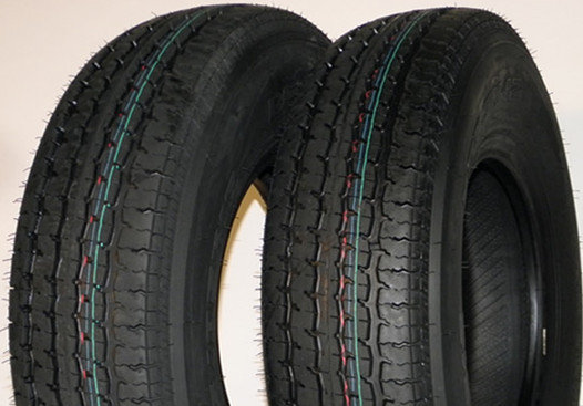13 inch Trailer Tire ST175/80R13 , Solid Radial Ply Tyres 350 Inflation Pressure