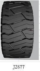 7.00-12 Black Rubber Solid Industrial Tires , Radial Ply Tyres For Truck