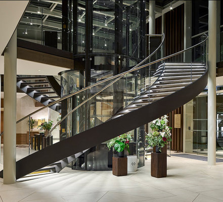 Curved Staircase Guangzhou Manufacturer Large Project in Australia Sydney