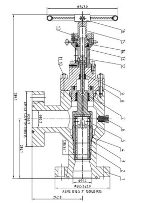 Manual External Sleeve Choke Valve, 3-1/8" 5000psi, PSL2, PR2,DD-NL, U