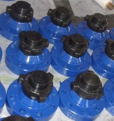ANSON(WECO) FLANGE * UNION CROSSOVER 3 1/8" 5000psi RX35 * 3" FLG 1502 FEMALE C/W 1/2"NPT