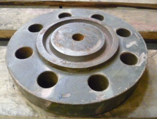 Test Flange 2-1/16" 10000PSI (10K) with 1/2" NPT Test Port, H2S Service