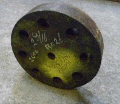Test Flange 2-9/16" 2000PSI (2K) with 1/2" NPT Test Port, H2S Service