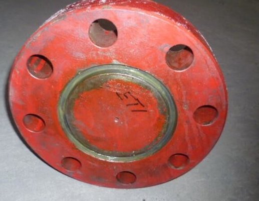 Test Flange 4-1/16" 3k (3000PSI) with 1/2" NPT Test Port, API6A, AISI 4130 75K