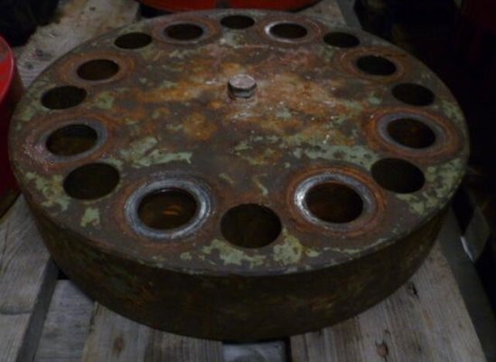 Test Flange 5-1/8" 5k (5000PSI) with 1/2" NPT Test Port, API6A, AISI 4130 75K