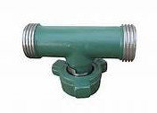 1" Fig.1502 Union End, Flow TEE F x M x F (Female x Male x Female)/Thread x Nut x Thread