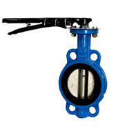 100NB 5K Butterfly valve wafer type JIS F7480 C.I. Body AL-BRZ DISC BUNA-N Seat SC607