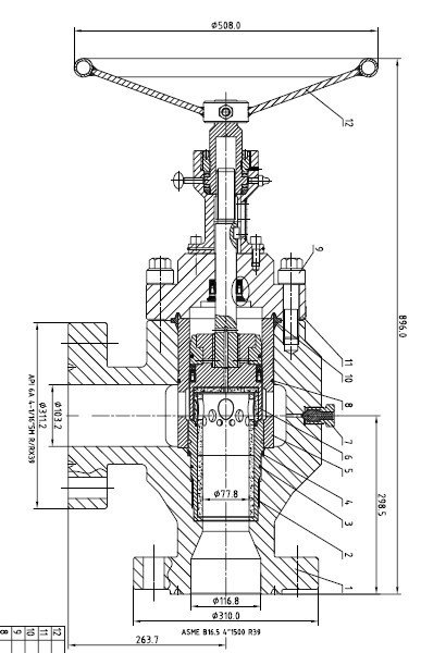 Manual External Sleeve Choke Valve, 4-1/16" 5000psi, PSL2, PR2,DD-NL, U
