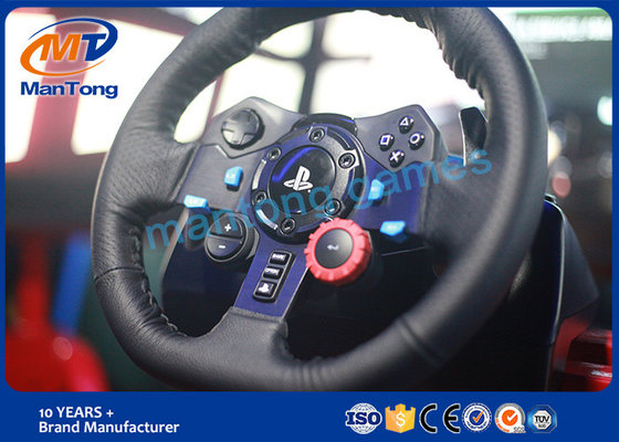 9D VR Racing Car Game Driving Virtual Reality Simulator Investment For Game Center