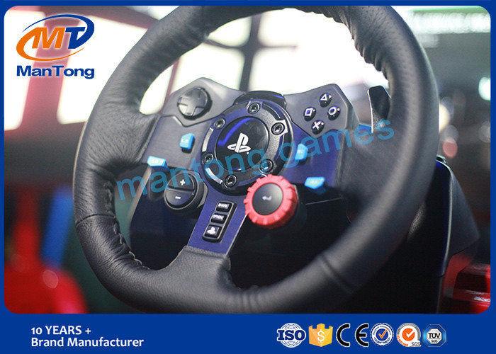 9D VR Racing Car Game Driving Virtual Reality Simulator Investment For Game Center