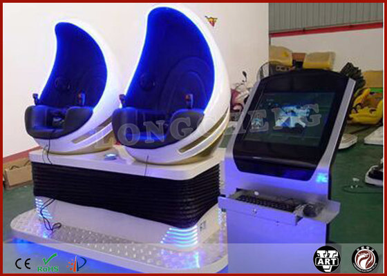3 Seats White Color 9D Virtual Reality Cinema Equipment 5D 7D 9D with 9D Glasses
