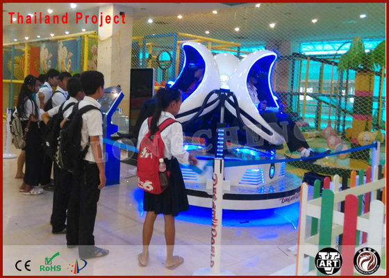 110V / 220V Triple 9D VR Cinema 3DOF Platform For Amusement Center