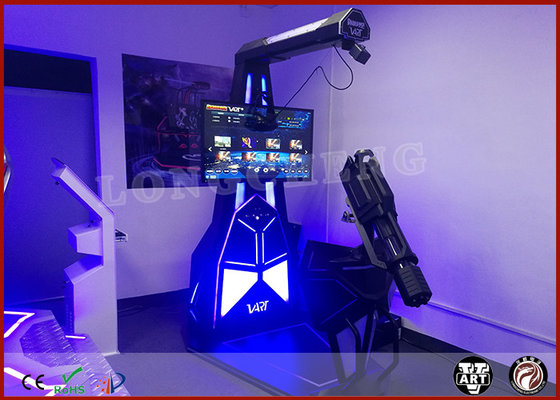 Longcheng VR Station Interactive 9D Simulator Shooting Game Machine VR Gatling Fighting HTC Vive VR Theme Park