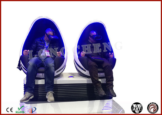 Dynamic Interactive Egg 9D VR Cinema Theme Park 2 Seat 9D Cinema Simulator Equipment
