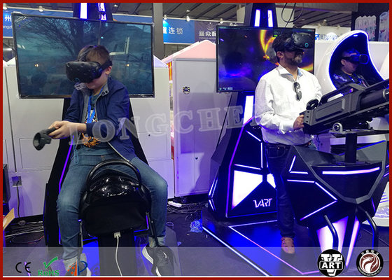 VR Simulation Motion Ride Games Virtual Reality With HTC VIVE Glasses Set Space Saving