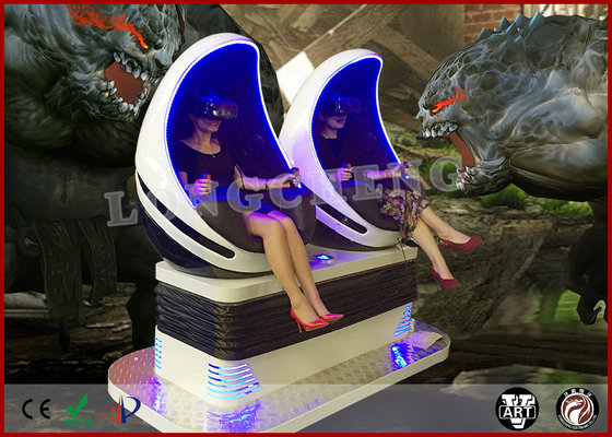 Double Players Virtual Reality Cabin Classic Egg Design 9d Virtual Reality Egg VR Motion Chair