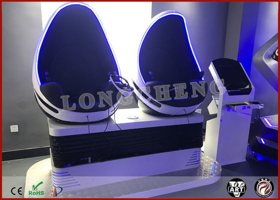 Two Seat 9D VR Cinema With Abundant Virtual Reality Movies For Everyone