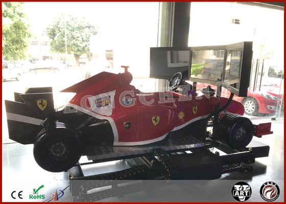Attractive Virtual Reality F1 Driving 9D Simulator VR Race Car Driving Simulator With 3 Screens