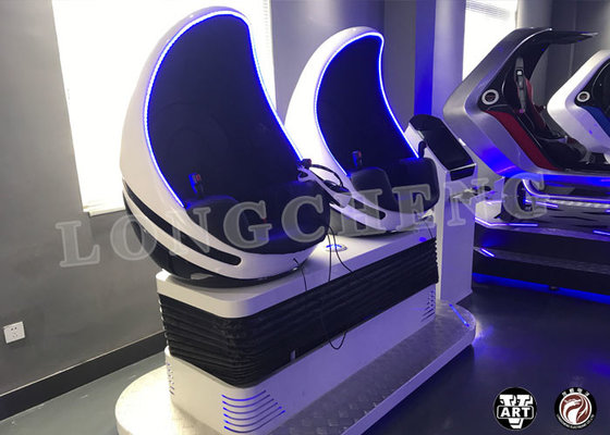 Indoor Playground Two-Seat 9D VR Chair with Abundent Moives 110V / 220V