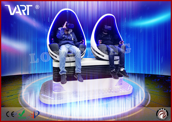 3DOF Platform Motion Double Seat 9D VR Cinema With 19 Inch Touch Screen