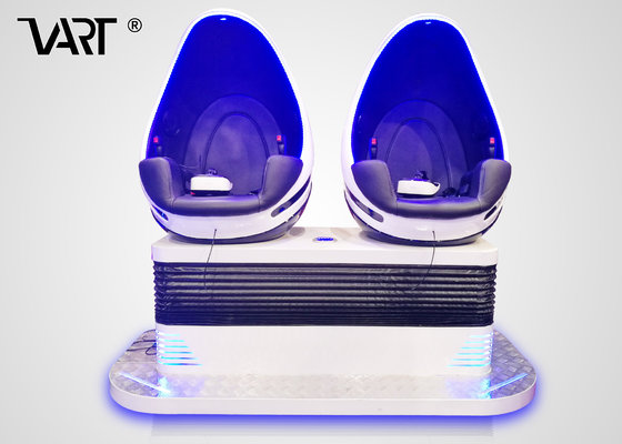9D VR 2 Seats Virtual Reality Chair / Vr Simulator Equipment for Gaming Zone