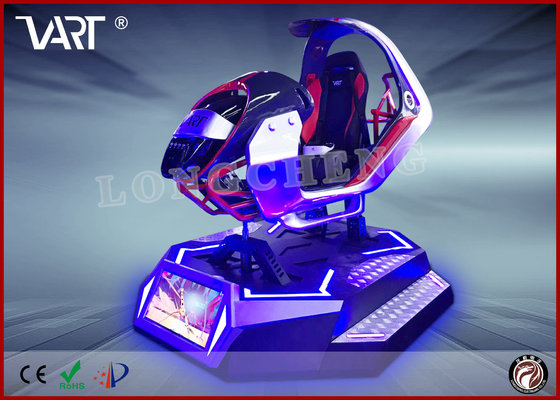 Indoor Virtual Reality Dynamic Racing Arcade Game 9D Simulator / VR Racing Car