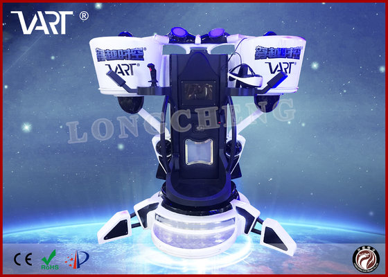 Amusement Park 9D VR Equipment Standing Flight Simulator With VR Glasses