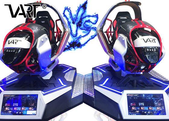 4kw Power Attractive Electric Car VR Racing Game Simulator Support Multi Player