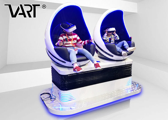 Two Seats 9D VR Egg Chair With Plenty Funny Games For Shopping Mall
