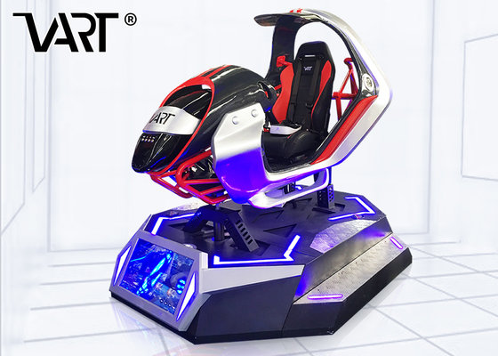 Indoor Amusement Park Equipment 9D Simulator Racing Car / Virtual Reality Equipment