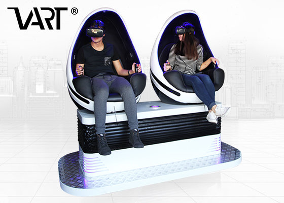 Double Seats 9D VR Egg Cinema with Interactive Games For Theme Park