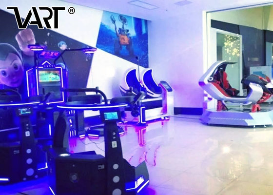 110-220-380V High Fun Interactive 9D VR Cinema Double Seat 9D Simulator For Amusement