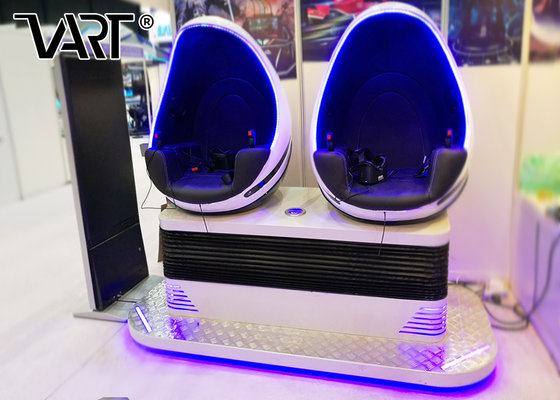 110-220-380V High Fun Interactive 9D VR Cinema Double Seat 9D Simulator For Amusement