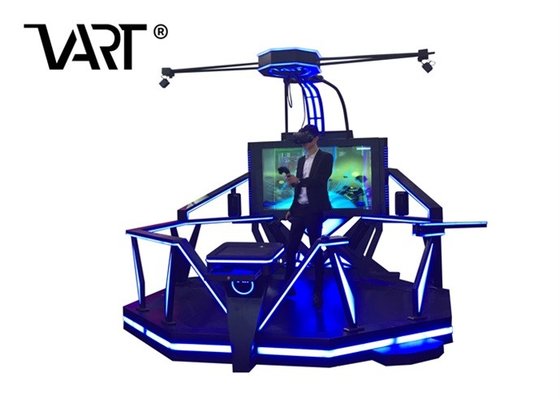 Interactive Platform VR Theme Park Space Walking Virtual Reality Simulator