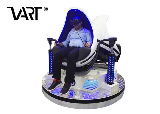 3 Seats Egg Chair 9D VR Cinema With 3 DOF Motion Control Servo System