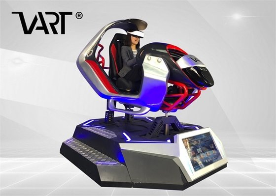 Amusement Park Rides Virtual Reality Equipment 9d VR Simulator Racing Arcade Game