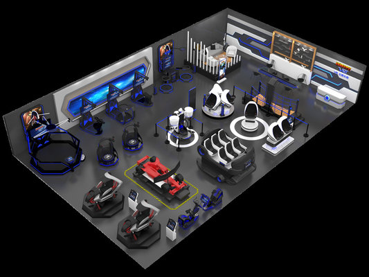 One Stop VR Theme Park Virtual Reality Experience Hall Zone Design VR Room for Amusement