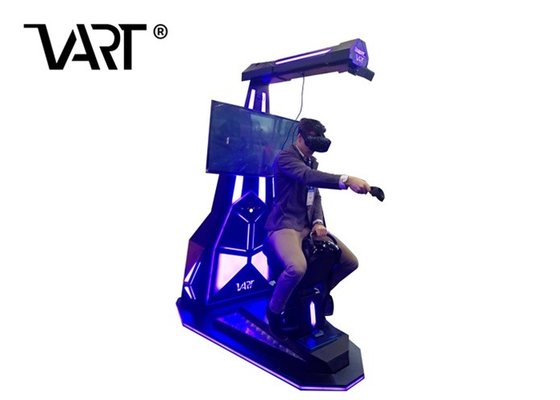 Black Virtual Reality Game Devices With Shooting Games , 9D Vr Ride Machine For Fun
