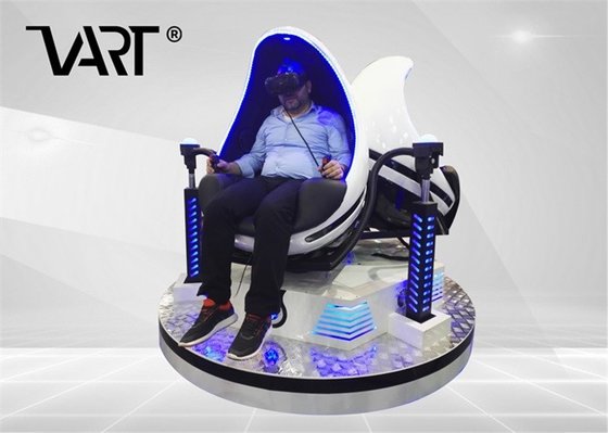 360 Degree Motion 9D Cinema Simulator / VR Egg Cinema With 1 / 2 / 3 VR Chair Seats
