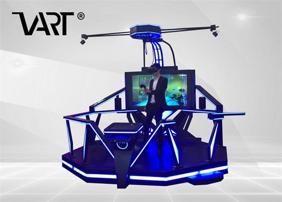 Interactive Free Movement 9D VR Walker , Large Space HTC Vive Platform VR Reality Simulator
