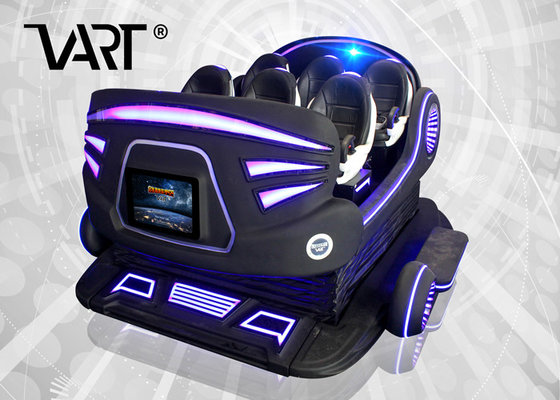 5d 7d 9d Movies Theater Virtual Reality Roller Coaster Simulator with 6 VR Chairs